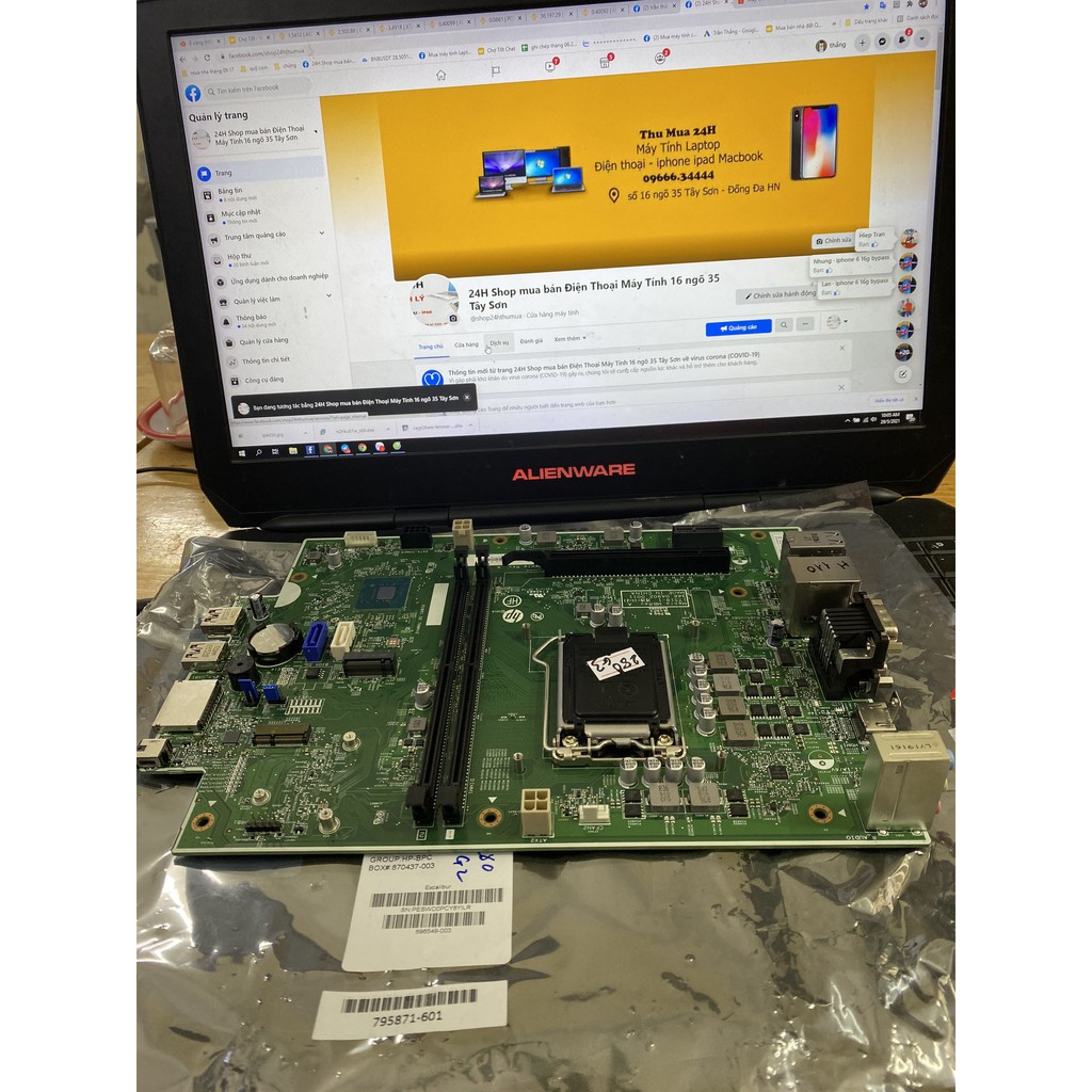 BO MẠCH CHỦ MÁY TÍNH HP Prodeks 280 G3 h110 | Shopee Việt Nam
