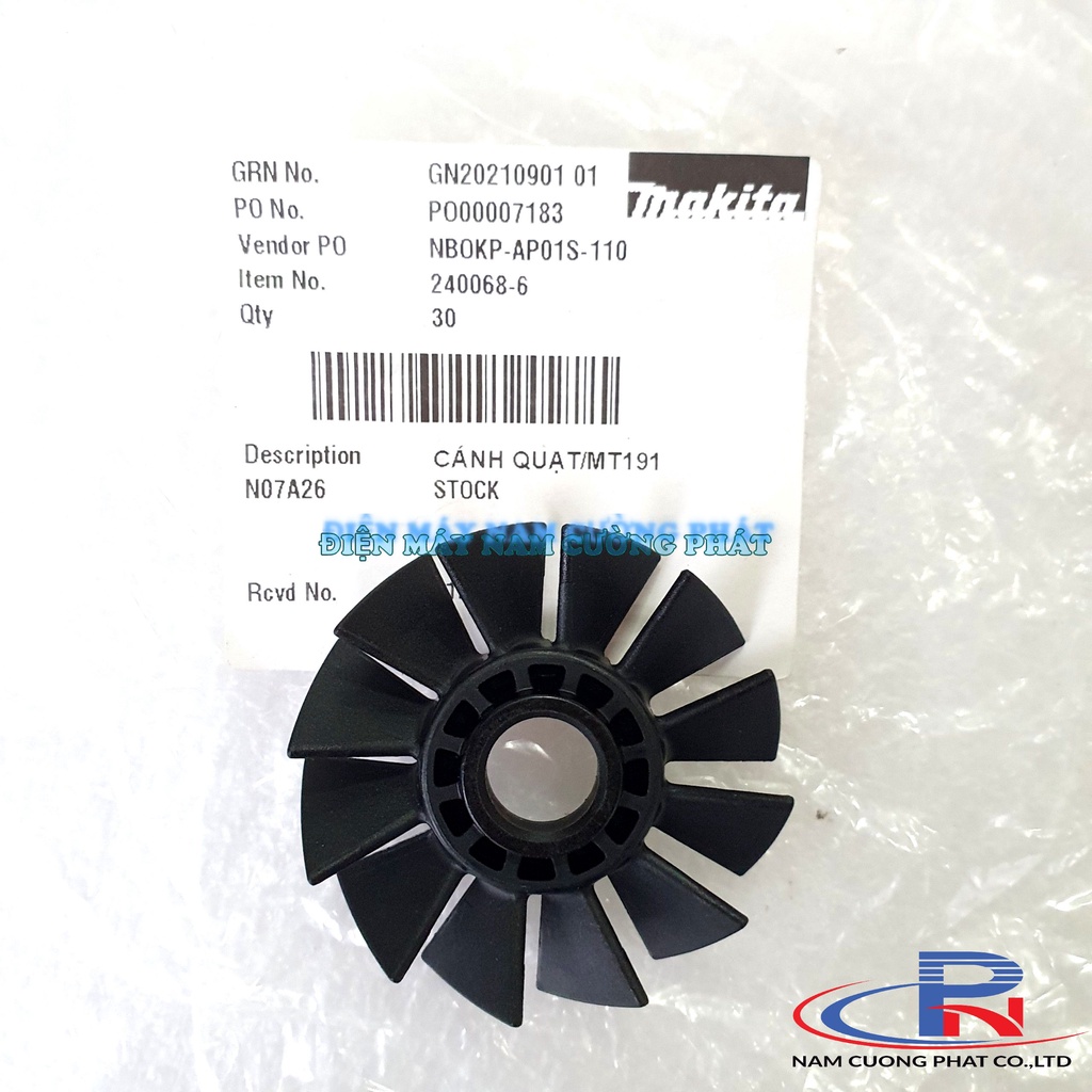 Cánh quạt rô to máy bào MT191 M1901 Makita / Maktec 240068-6 | Shopee ...