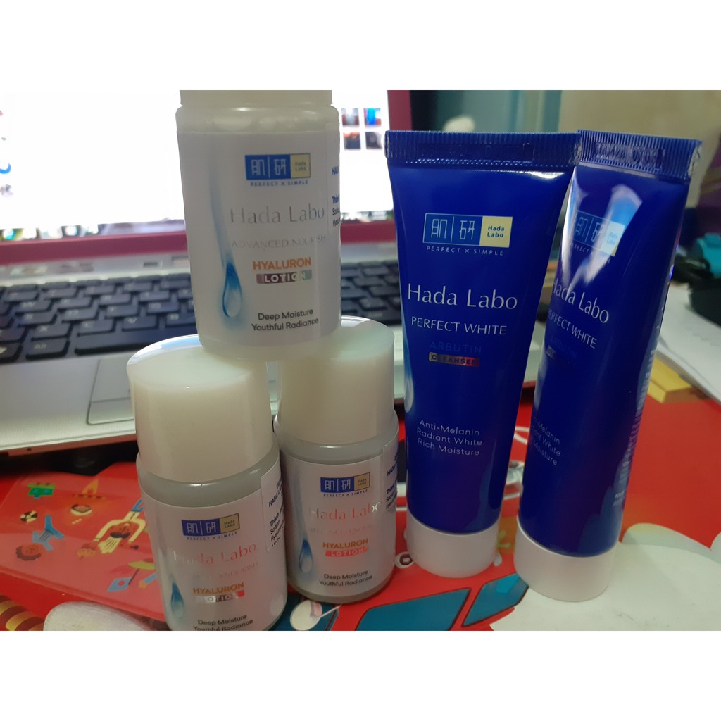 Dung dịch và sữa rửa mặt Hada Labo mini 20ml | Shopee Việt Nam