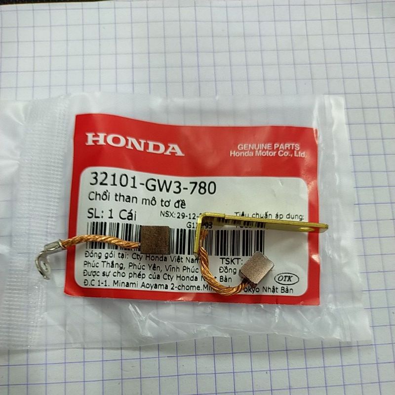 chổi than đề Honda Air Blade AB 110 Lead 110 CLICK 110 SCR VS VISION ...