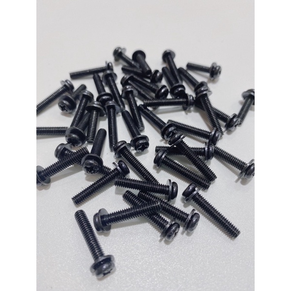 5 con Ốc bulong M4 4li 4li15 4li20 4li30 răng nhuyễn gắn bợ cổ xe Wave ...