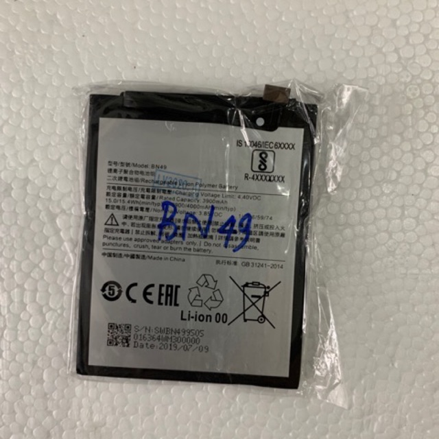 THAY PIN REDMI 7A (BN49) 3900MAH xịn, bảo hành 1tháng | Shopee Việt Nam