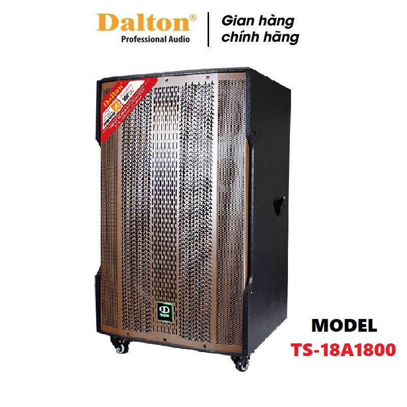 Loa Karaoke Dalton TS-18A1800 công suất 1200W, Bass 18 inches, đi kèm 2 ...