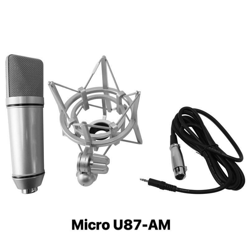 Micro live stream thu âm U87-MA | Shopee Việt Nam
