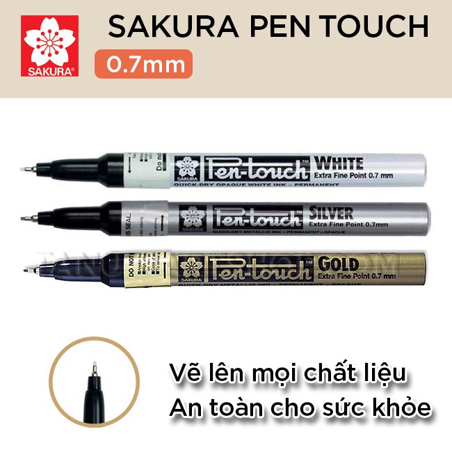 Bút Sakura Pen Touch 0.7mm lẻ | Shopee Việt Nam