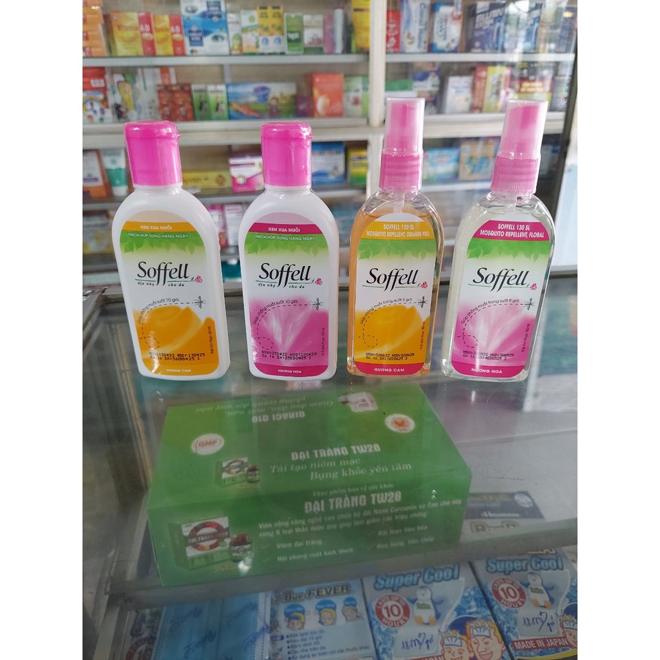 KEM, XỊT CHỐNG MUỖI SOFFELL DẠNG PHUN SƯƠNG - CHAI 60ml, 80ml | Shopee Việt Nam