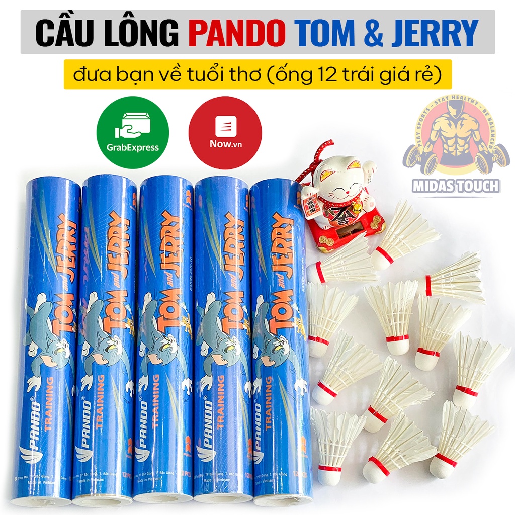 Ống Cầu Lông Vũ Pando Tom and Jerry Giá Rẻ 6 trái 12 trái - Phù Hợp ...