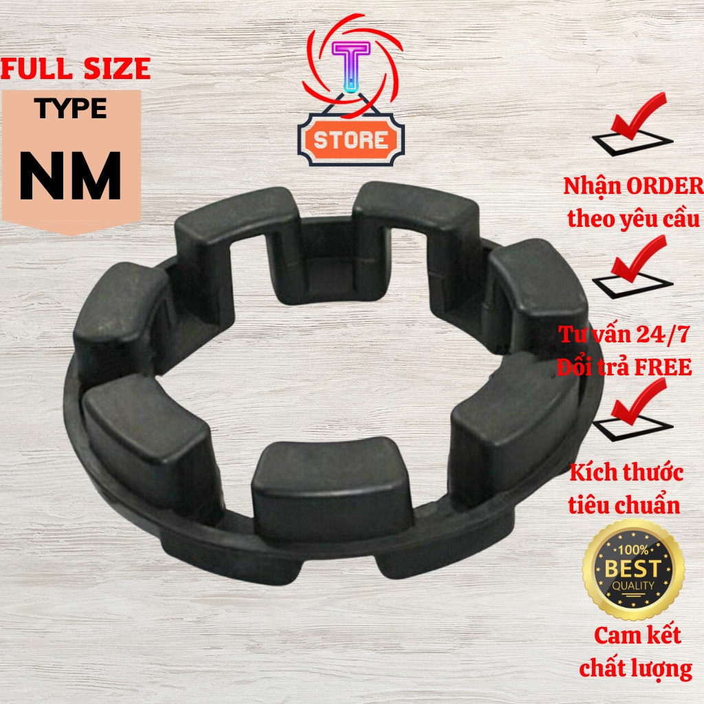 Cao Su Giảm Chấn Khớp Nối NM Vật Liệu NBR Full Size NM50, NM67, NM82 ...