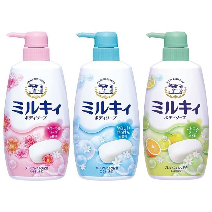 (HÀNG CHÍNH HÃNG) SỮA TẮM HƯƠNG HOA CỎ MILK BODY SOAP COW 550ML | Shopee Việt Nam