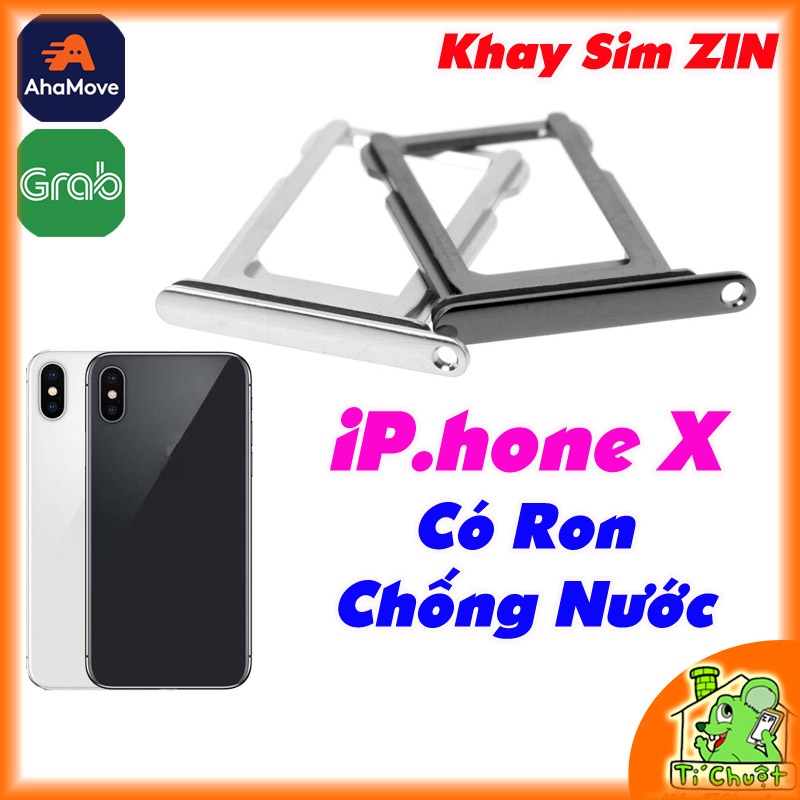 Khay sim iPhone X ZIN Bằng Thép Có Ron Chống Nước | Shopee Việt Nam