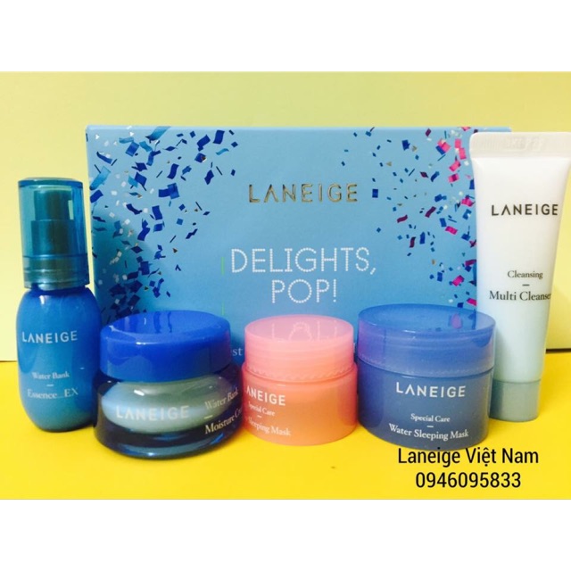 Kit dưỡng da cấp ẩm laneige mini | Shopee Việt Nam