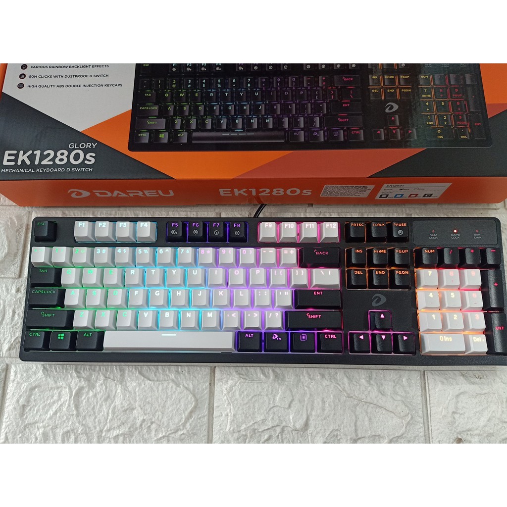 Phím cơ Dareu EK1280s led 7 màu | Shopee Việt Nam