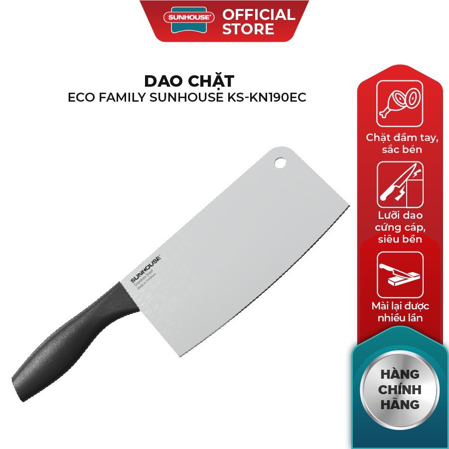 dao sunhouse - dao chặt KN190EC / dao thái / dao gọt hoa quả KN00/ bộ 3 ...