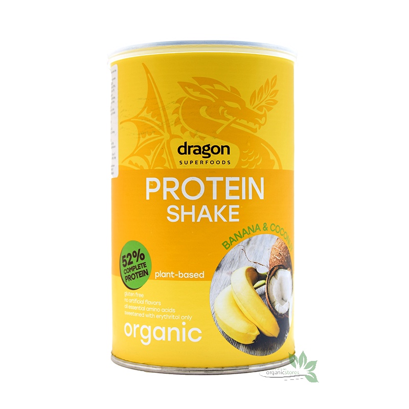 Bột Protein shake chuối và dừa hữu cơ 450g - Dragon Superfoods | Shopee ...