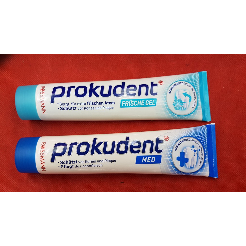 Kem đánh răng Prokudent med và Frische Gel | Shopee Việt Nam