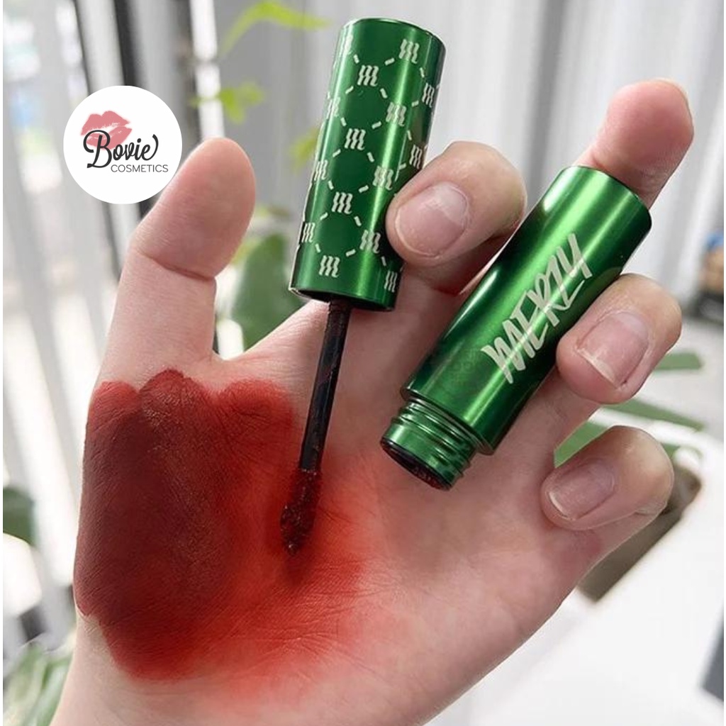 [Có sẵn] Son kem Merzy Another Me The First Velvet Tint màu V6 Xanh lá ...