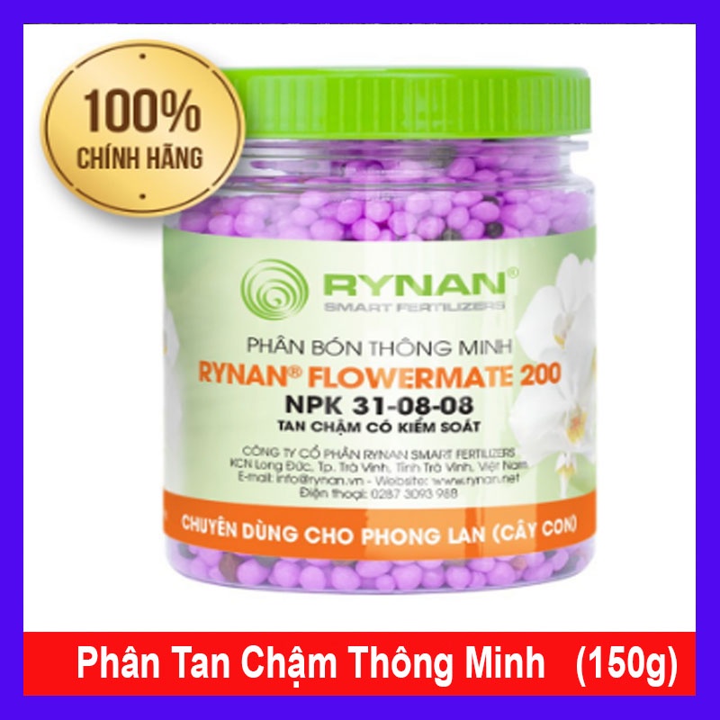Phân tan chậm thông minh Rynan Flowermate 200 NPK 31-08-08 chuyên dùng ...