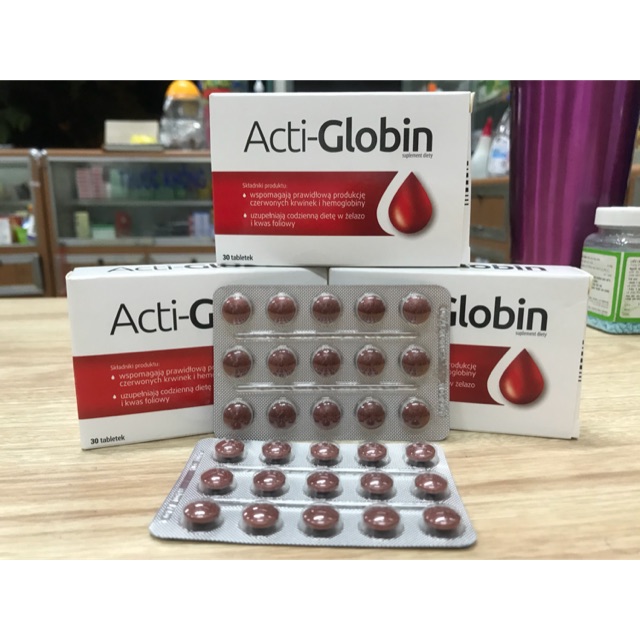 VIÊN UỐNG BỔ MÁU ACTI- GLOBIN - HÀNG CHÍNH HÃNG | Shopee Việt Nam