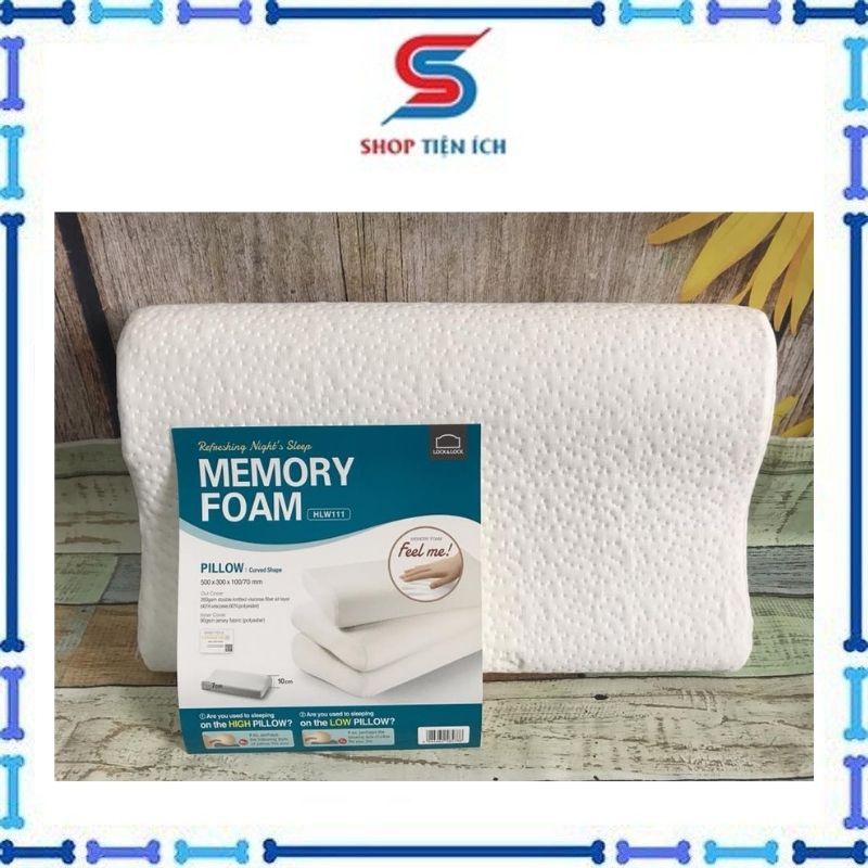 Gối Lock and Lock Memory Foam 50D HLW111 mút hoạt tính -Shop Tiện Ích ...