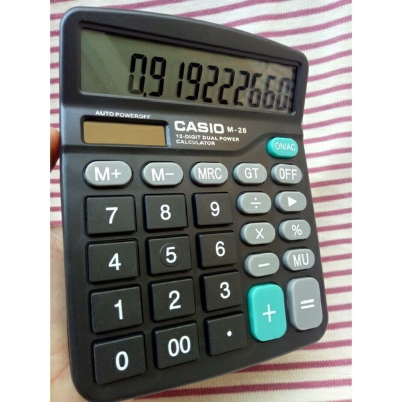 Máy Tính Casio 12 Số M28 | Shopee Việt Nam