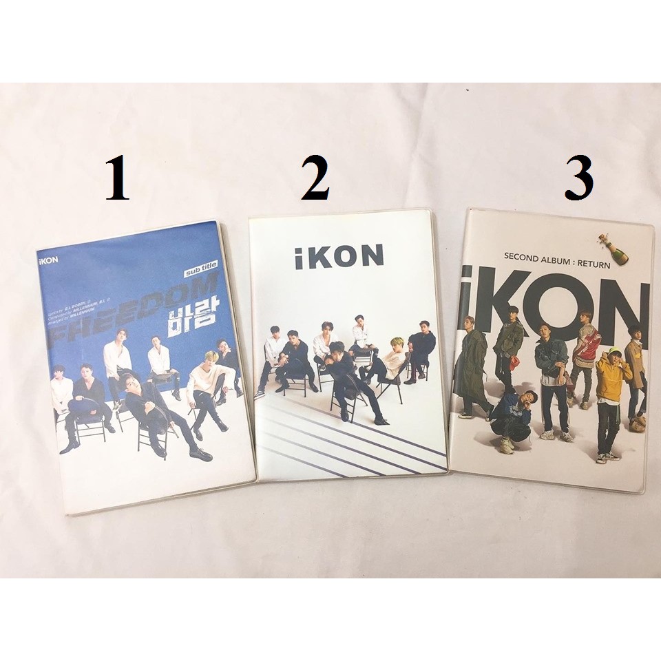 Sổ ghi chép iKON | Shopee Việt Nam