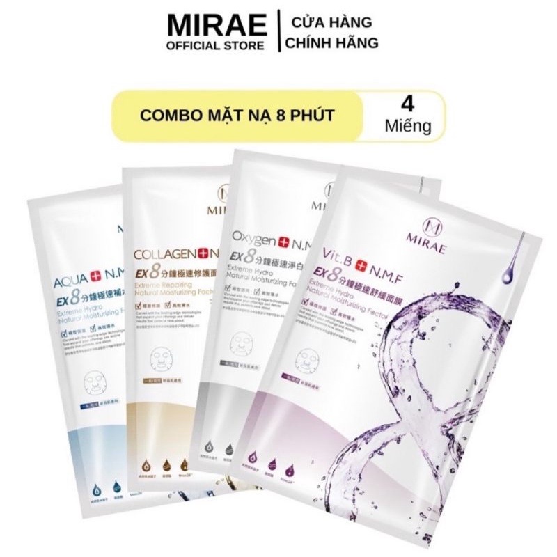 Miếng Mặt Nạ MIRAE EX 8 Phút Dưỡng Da Cấp Tốc | Shopee Việt Nam