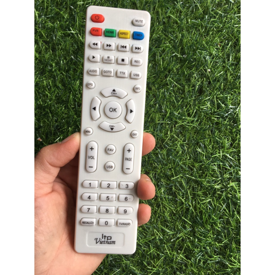 Remote Điều khiển đầu thu LTP màu trắng ,Remote đầu thu ITP Vietnam.Bảo ...