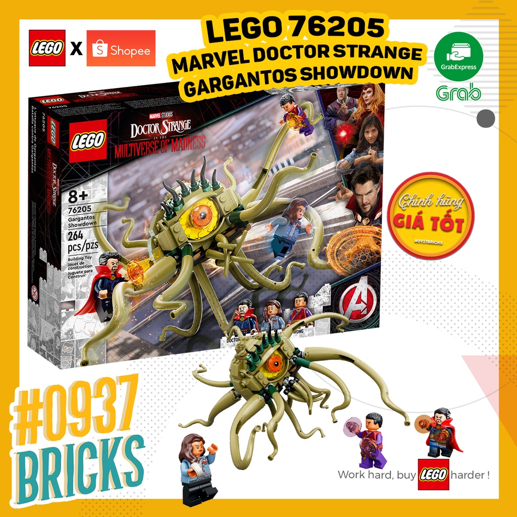 76205 LEGO MARVEL Gargantos Showdown Lego Doctor Strange Trang Đại Phu ...