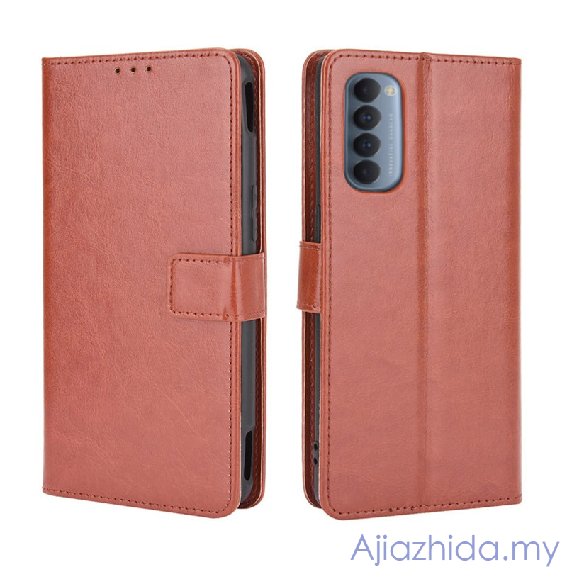 OPPO Reno4 Pro Ví Da PU Khe Cắm Thẻ Flip Case Ốp điện thoại OPPO Reno 4 ...