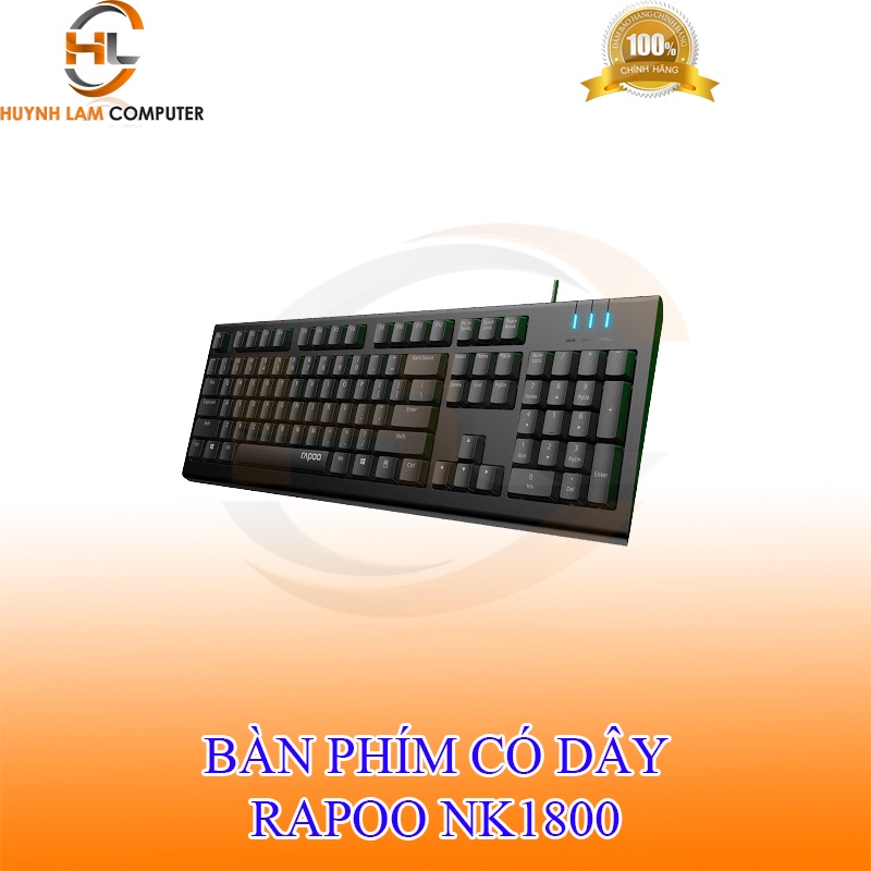 Bàn phím có dây Rapoo NK1800 - Hàng chính hãng | Shopee Việt Nam