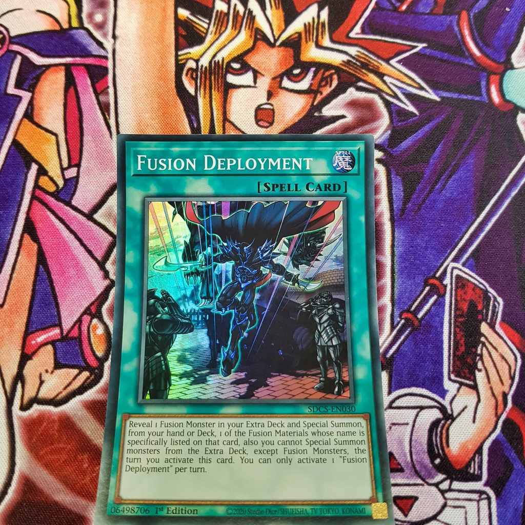 Thẻ bài Yugioh chính hãng | Fusion Deployment | SDCS Super Rare. | Shopee Việt Nam