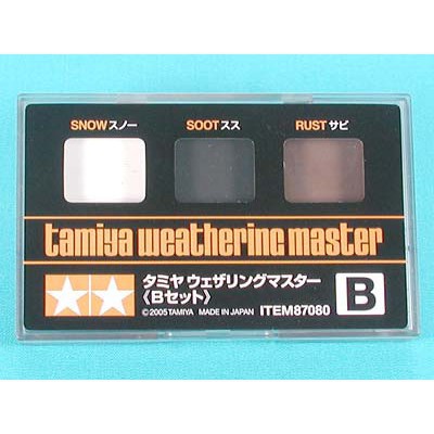 87080 Bộ TAMIYA WEATHERING MASTER B SET (SNOW/SOOT/RUST) | Shopee Việt Nam