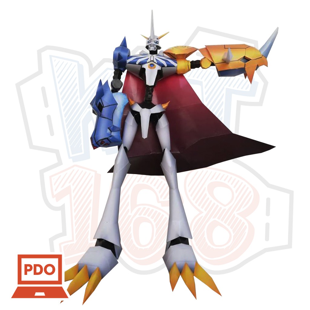 Mô hình giấy Anime Digimon Omegamon | Shopee Việt Nam