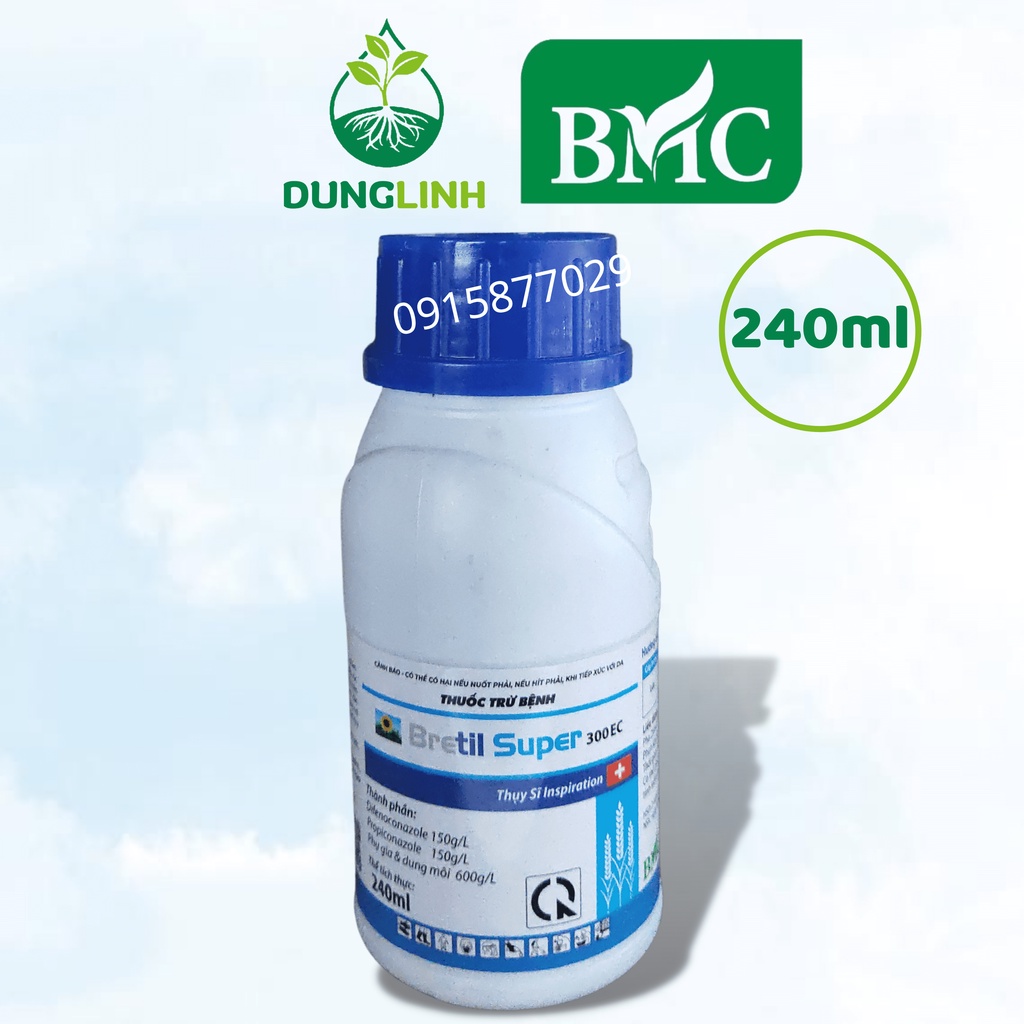 TILT SUPER/Bretil 300EC chai 250ml Syngenta trị đốm vằn vàng lá, lem ...