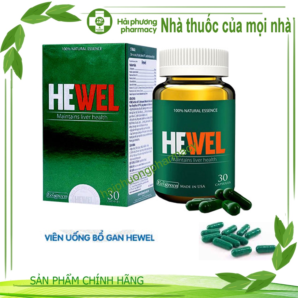 (CHÍNH HÃNG) Hewel - hỗ trợ giải độc gan, bổ gan - Có tem tích điểm đổi ...