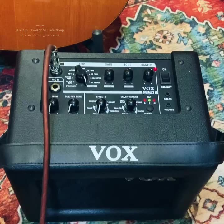 Amp Guitar Vox Mini 3/ Vox Mini 3-G2 nhỏ gọn đa năng cho đàn điện và ...