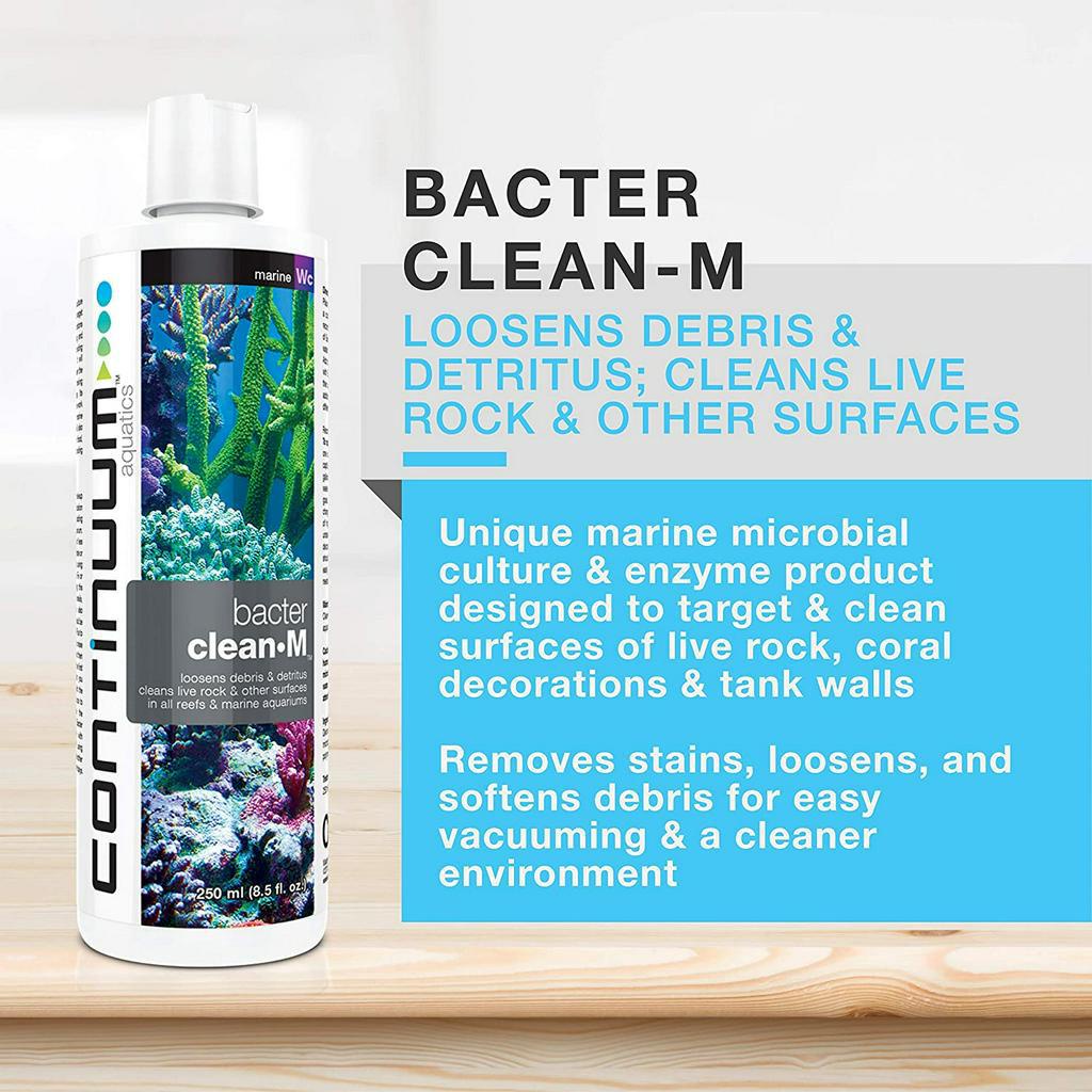 BACTER CLEAN M LÀM SẠCH VÀ CHỐNG RÊU TẢO CHO BỂ CÁ CẢNH BIỂN 1L CONTINUUM AQUATICS | Shopee Việt Nam