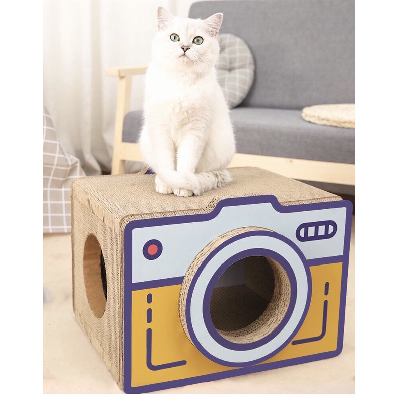 [Phiên bản mới]Cào móng kết hợp ổ nằm cho mèo Cat Scratch Board / Bàn ...