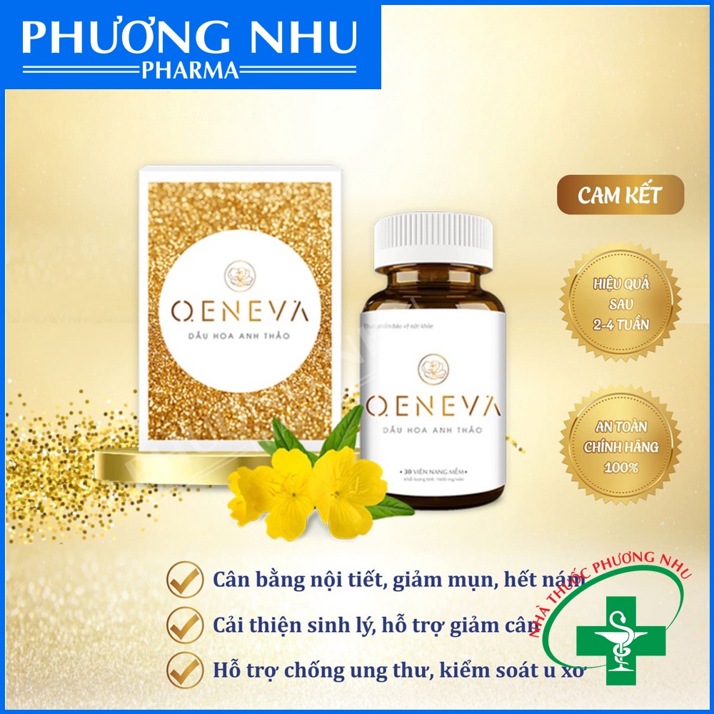 Dầu Hoa Anh Thảo OENEVA Tuệ Linh - [Chính hãng] - Lọ 30 viên | Shopee ...