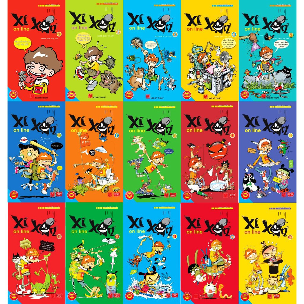 Sách - Comic - Xí xọn online (màu) Tập 1-28 (Ngẫu nhiên 1 tập) | Shopee ...