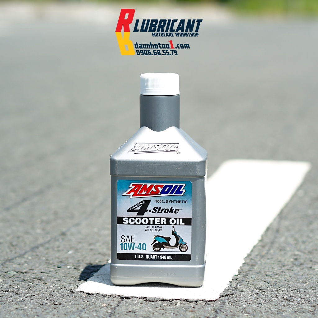 Nhớt Amsoil Scooter Oil 10w40 cho xe tay ga | Shopee Việt Nam
