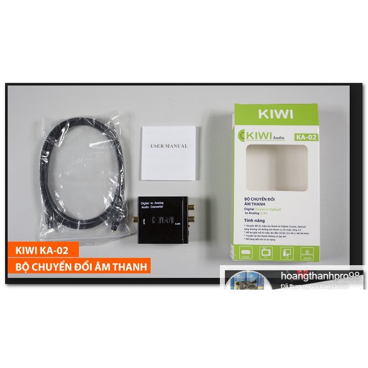 Bộ chuyển Quang to av Kiwi KA02 | Shopee Việt Nam