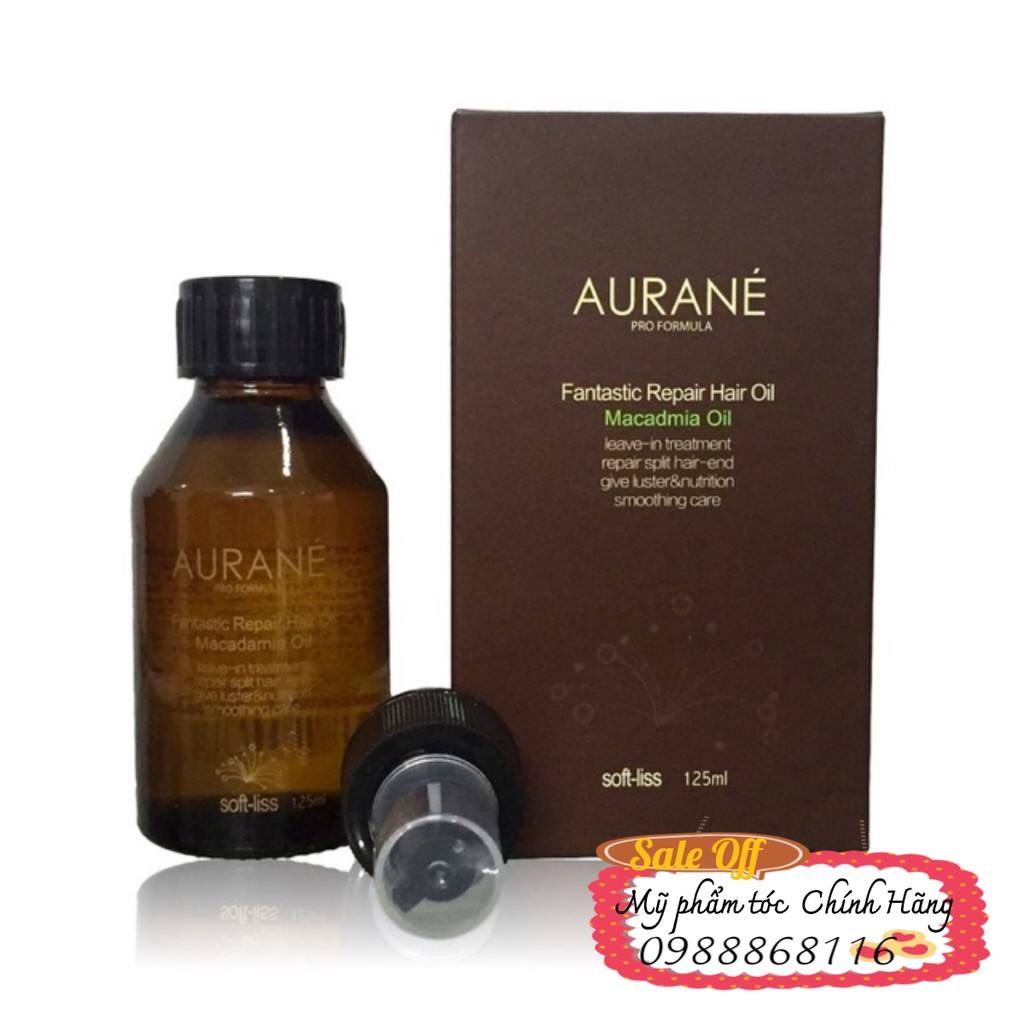 Tinh dầu dưỡng tóc AURANE Softliss Fantastic Repair oil 125ml Cao cấp ...