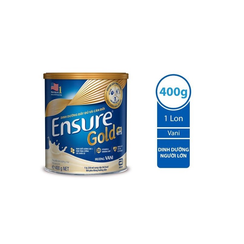 Sữa Ensure gold 400g-850g hương vani | Shopee Việt Nam
