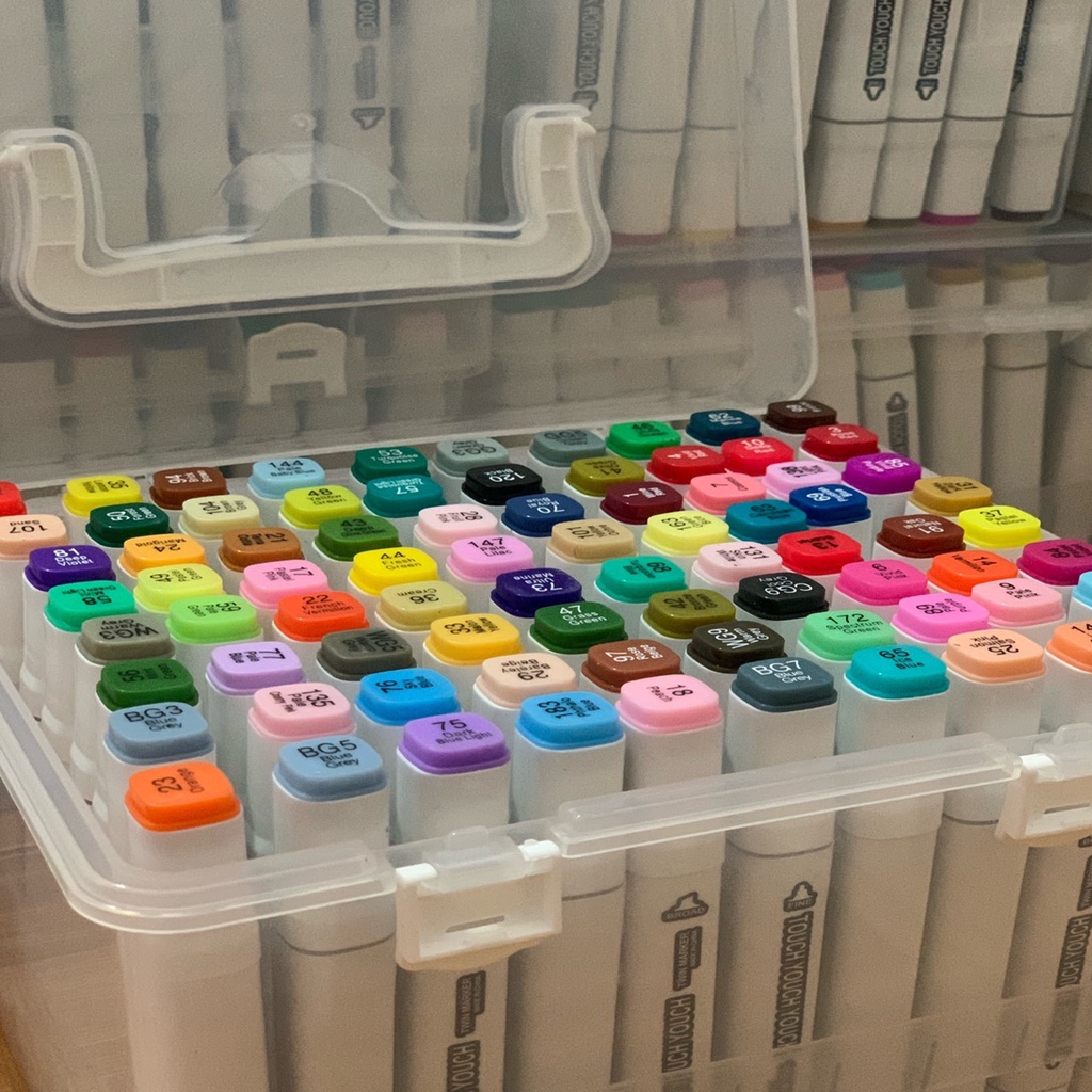 Hộp Bút Màu Marker Touch Hai Đầu Chuyên Nghiệp Họa Cụ Tô Màu Vẽ Tranh ...