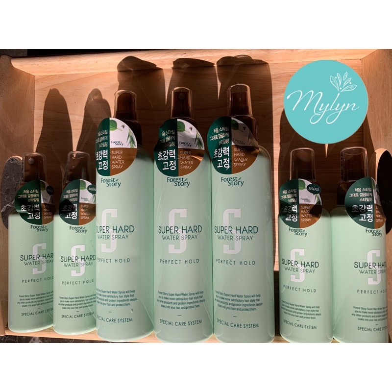 Keo xịt tạo nếp dưỡng tóc Forest Story Super Hard Water Spray Perfect ...