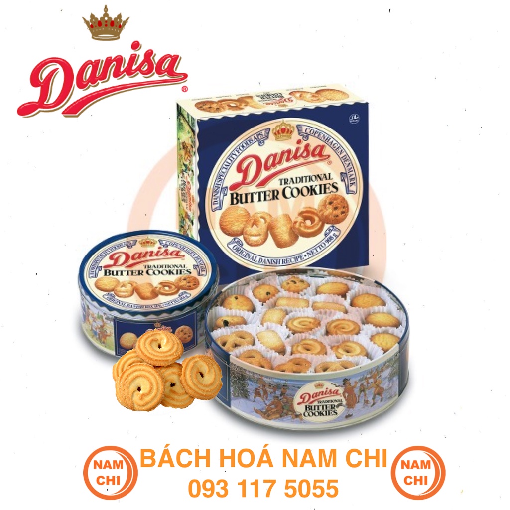 [HỘP LỚN 908g] Bánh Quy Danisa 908g Danisa Butter Cookies - Kèm Túi Xách Biếu Tặng | Shopee Việt Nam