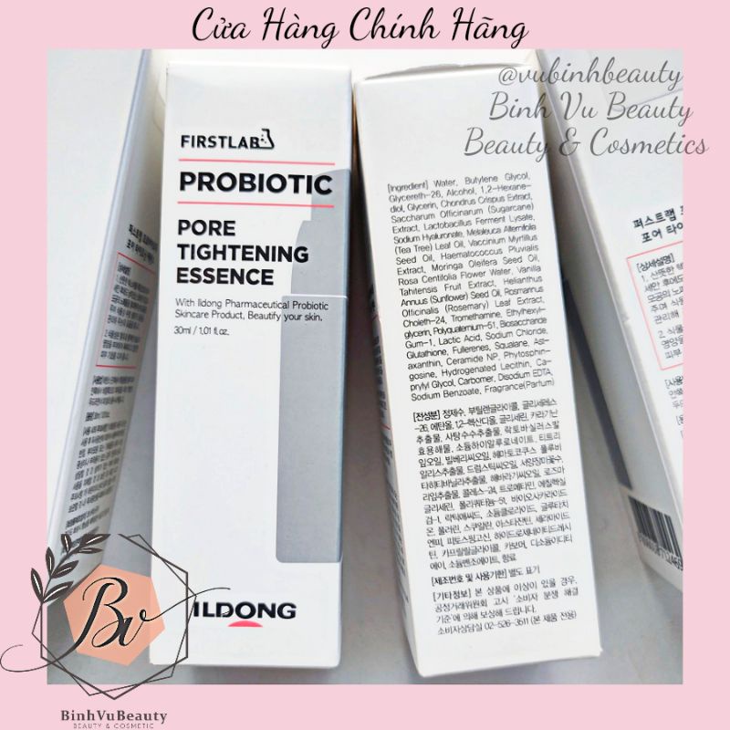 Tinh Chất Men Vi Sinh ILDong Probiotic Pore Tightening Essence | Shopee ...