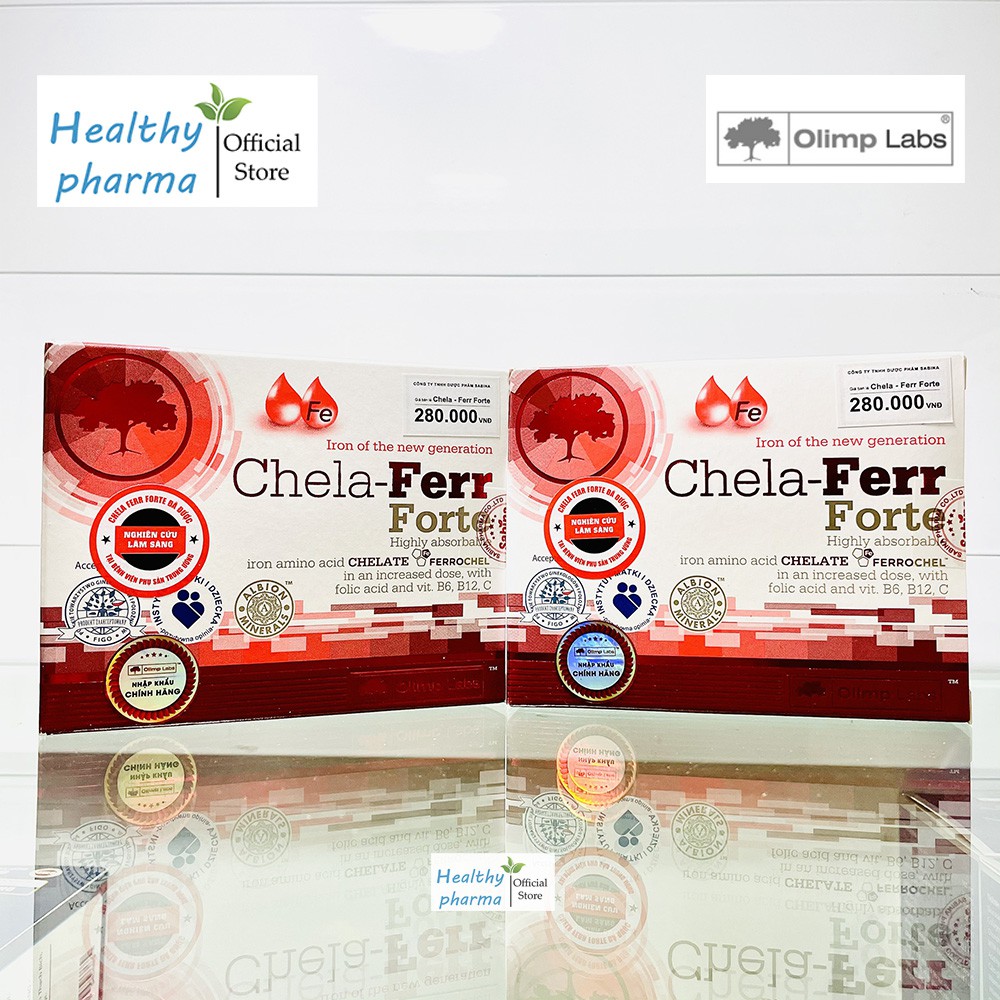 [Chính Hãng] Chela-Ferr® Forte –Viên sắt cho bà bầu hỗ trợ bổ sung và ...