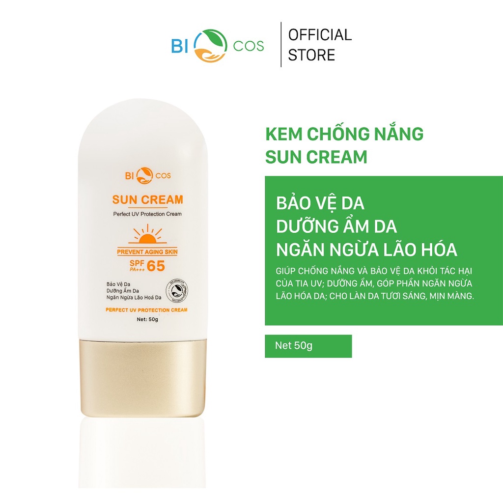 [Bio] Kem Chống Nắng BIOCOS Sun Cream SPF65+++ (50g mẫu mới 2022 ...